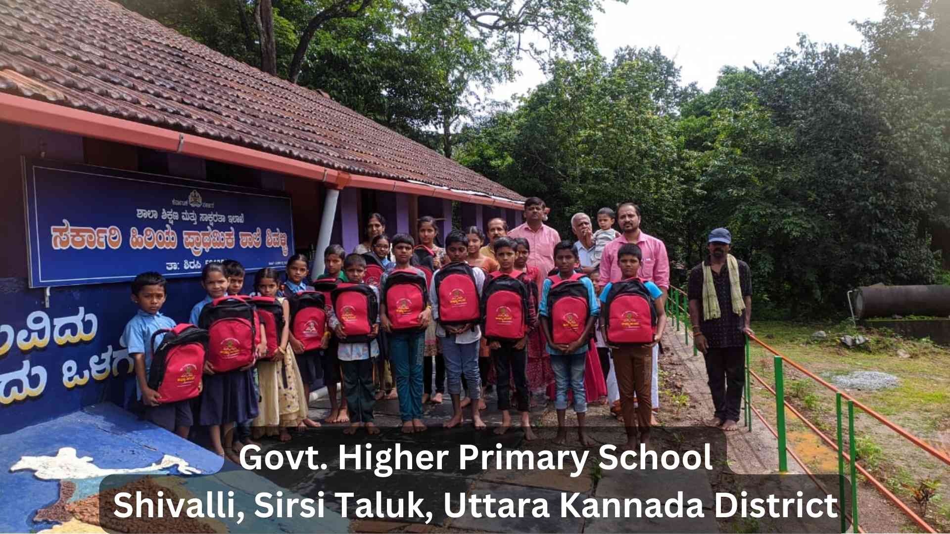 School Kit Distribution by IT Professionals at Remote Government ...